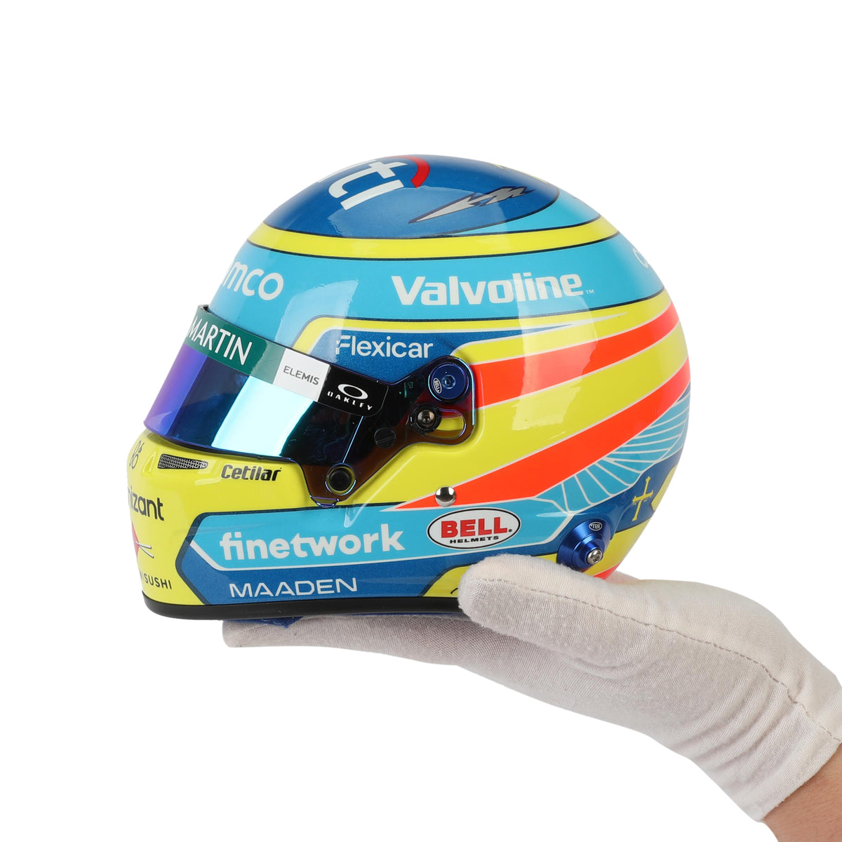 Fernando Alonso 2025 1:2 Scale Helmet – F1 Authentics