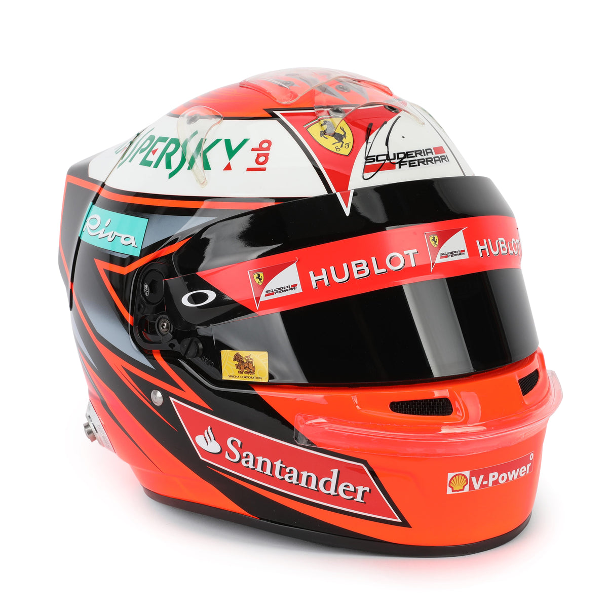 Kimi Räikkönen 2016 1:1 Scale Signed Helmet – Scuderia Ferrari – F1 ...