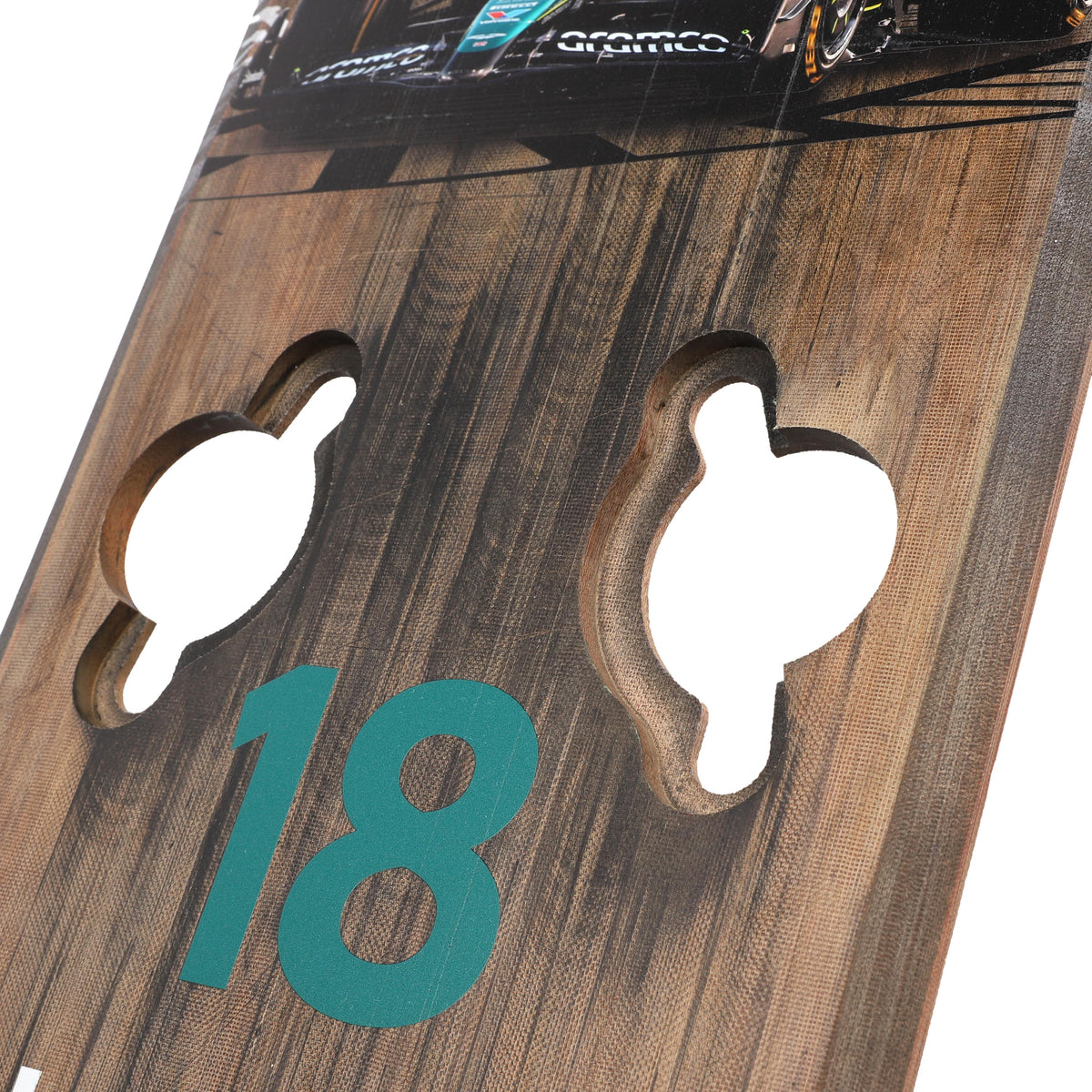 Lance Stroll 2024 Aston Martin Aramco F1® Team Skid Block Plank Wall A ...