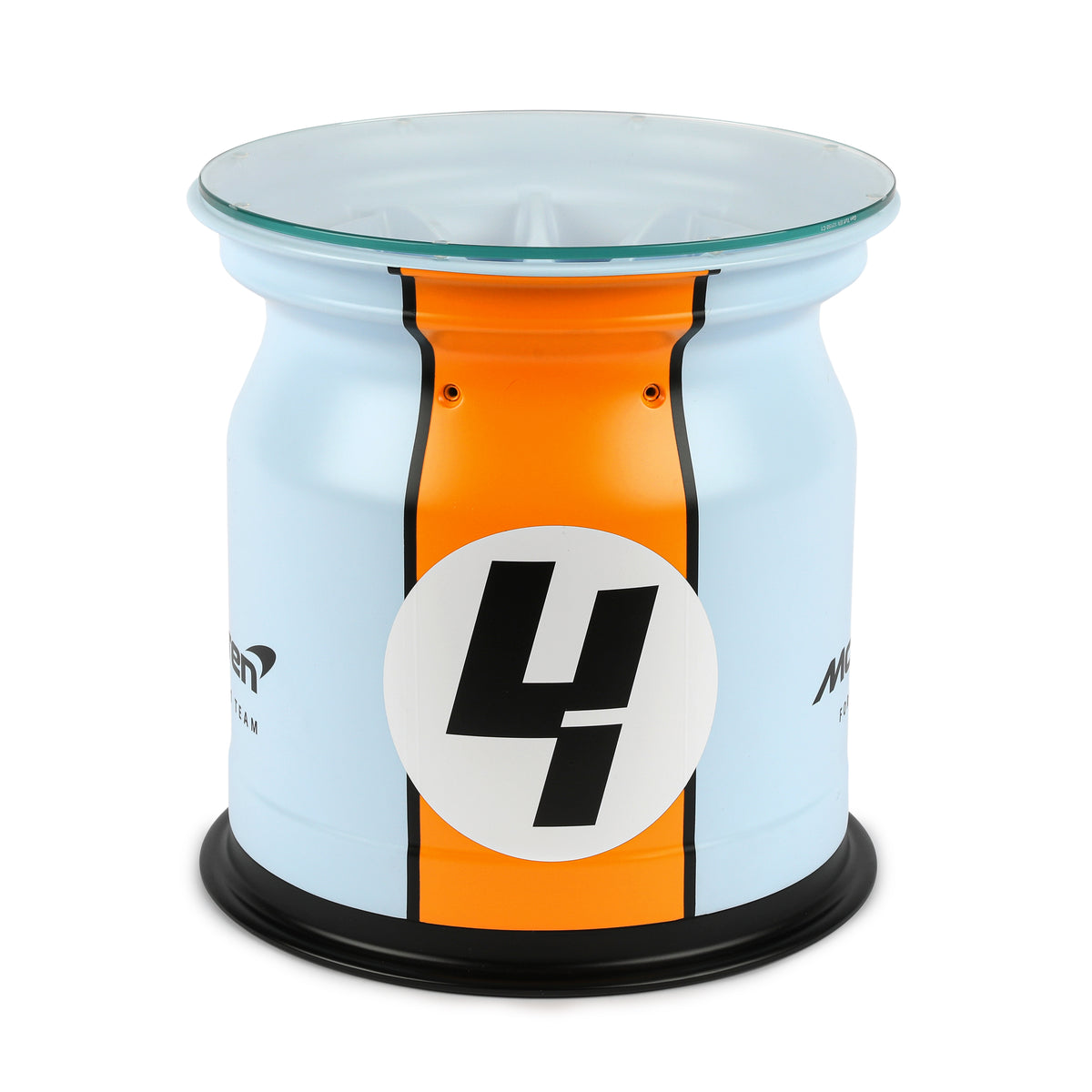 Lando Norris 2021 McLaren F1 Team Gulf Livery Front Wheel Rim Table ...
