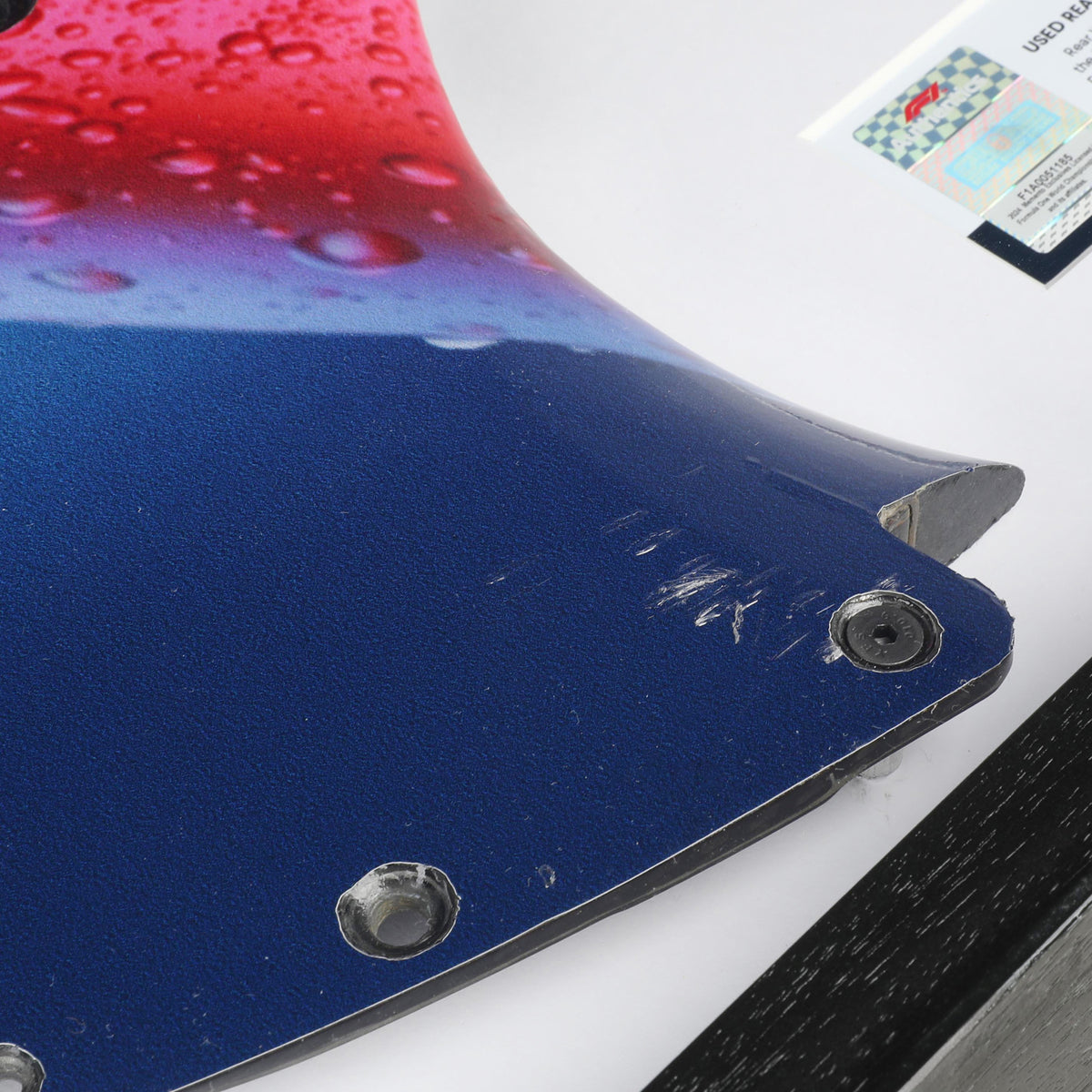 Red Bull Racing RB6 2010 Framed Season Used Right Hand Rear Wing Endpl ...