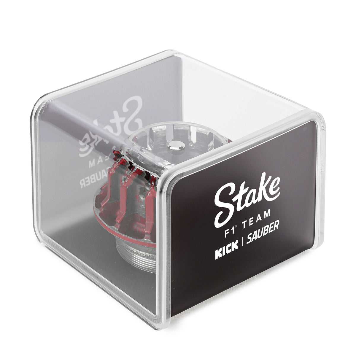 Stake Sauber F1 Team Wheel Nut in Display Case - Red – F1 Authentics